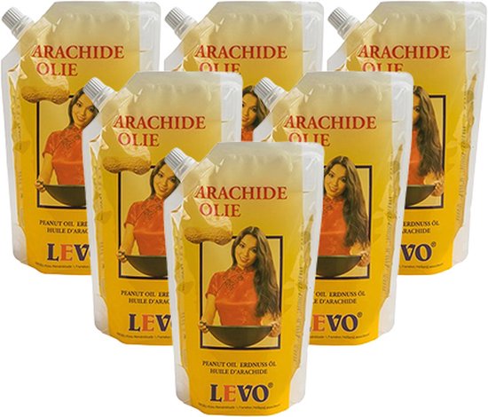 Levo - Arachideolie - 6x 500ml | bol