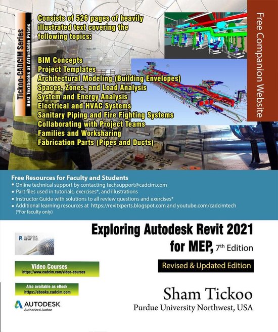 Exploring Autodesk Revit 2021 for MEP, 7th Edition (ebook), Sham Tickoo ...