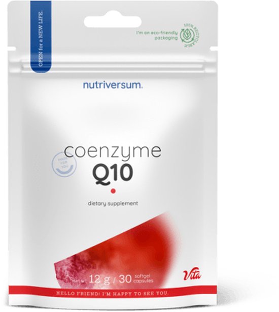 Mineralen - Nutriversum - Coenzyme Q10 - 30 Capsules - 30 Capsules | bol