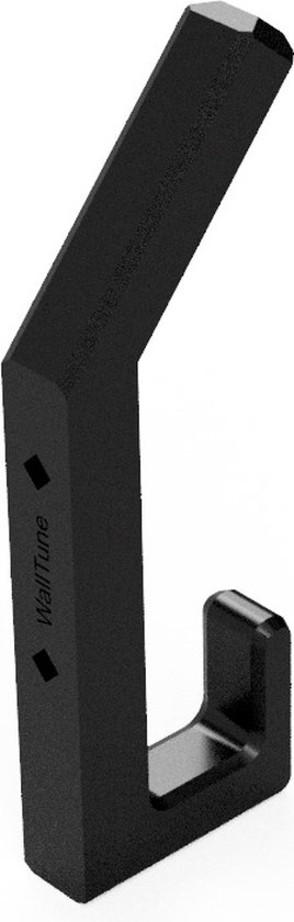 Kapstok haak combi - schroef montage - zwart - 3D geprint | bol