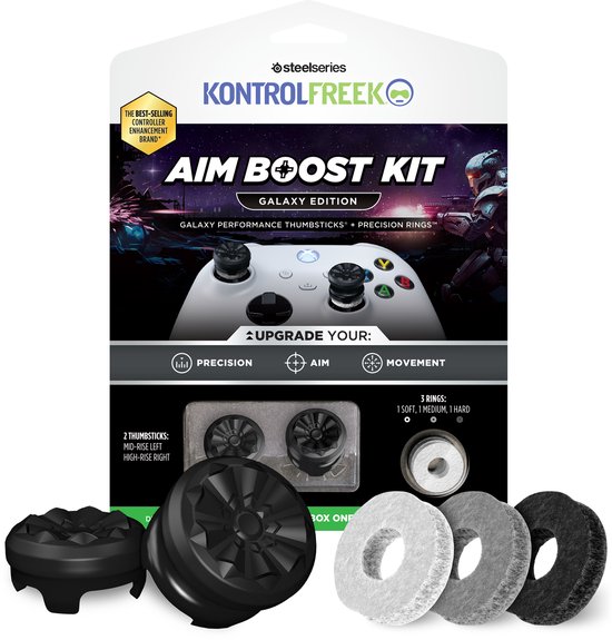 KontrolFreek Galaxy AimBoost Thumbsticks + Precision Rings - Zwart ...