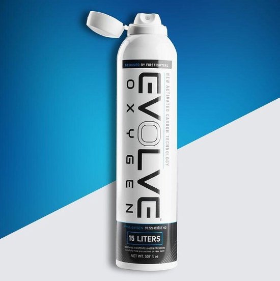 Evolve Oxygen 3x 15L Fliptop - Zuurstoffles - 97% Pure Zuurstof - Tegen ...