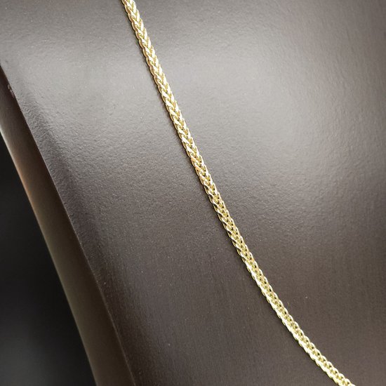Gouden Vossenstaart Ketting 2.2 mm 50 cm 14 karaats | bol