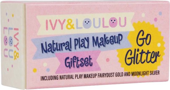 Ivy & LouLou - Natural Play Make-up Giftset | Go Glitter | bol