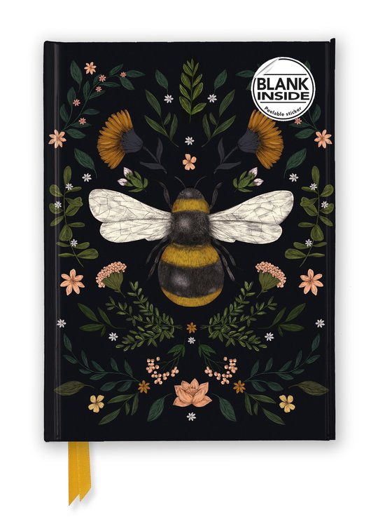 Flame Tree Blank Notebooks- Jade Mosinski: Bee (Foiled Blank Journal) | bol