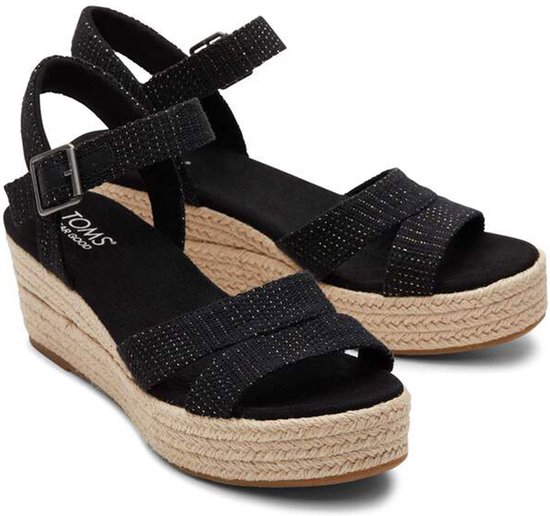 Toms - Audrey linnen sandalen met sleeha | bol