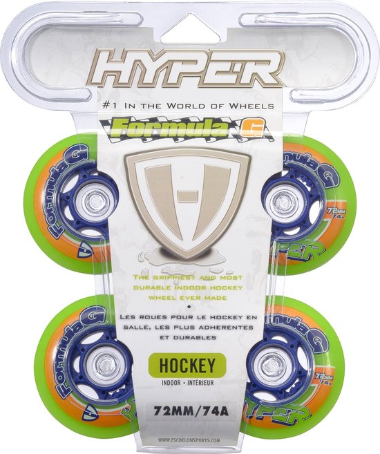 Indoor 72 MM (74A) skate wieltjes Hyper Formula G Era 4 pack | bol