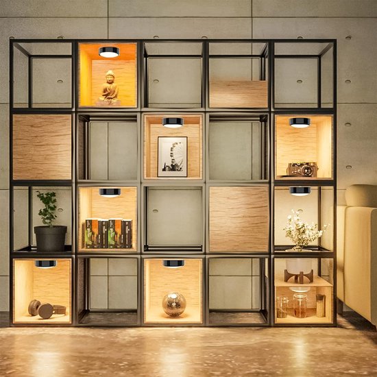 Set van 6 dimbare LED-onderbouwverlichting Voor Kasten Met ...