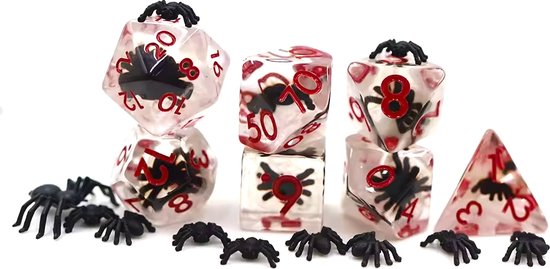 Spider - Resin Dice Set | bol