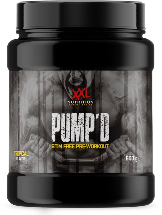 XXL Nutrition - Pump'd - Pre Workout zonder Stimulanten - Waxy Maize ...