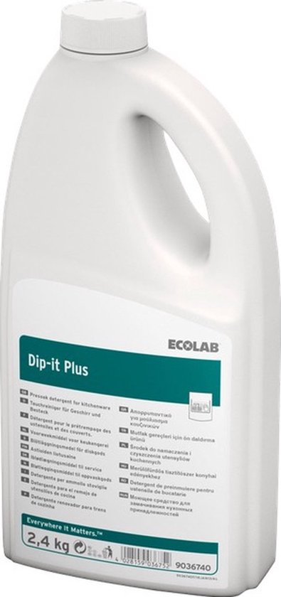 Ecolab Dip-It Plus professionele voorweekmiddel voor keukengerei (2400 g) | bol