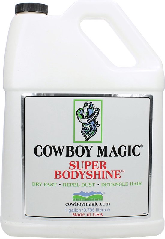 Cowboy Magic Super Body Shine - Glansspray / Antieklitspray - 3,78ltr ...