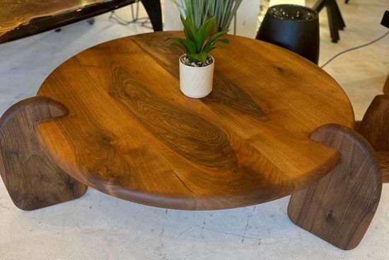 Arka Woods - Walnoot Hout Salontafel - Sky | bol