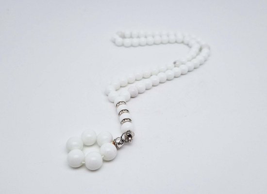 Natuurstenen Autohanger " Witte agaat "- Met hanger "Natuurstenen" - 8 ...