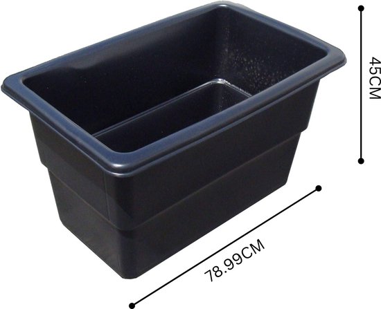 Voorgevormde Vijver - Vijverbak - Minivijver - 110L - Zwart | bol
