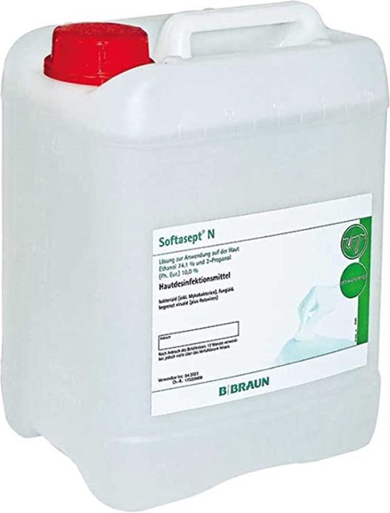 B.Braun Softasept N Huiddesinfectiemiddel 5000 ml | bol