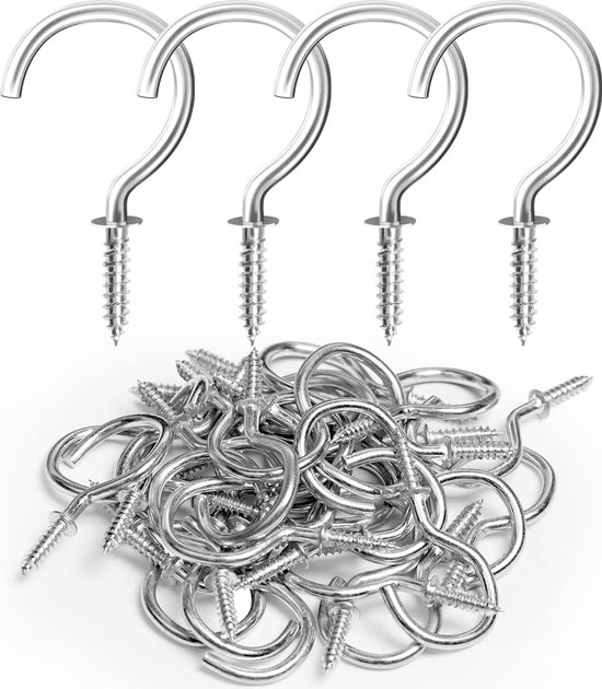 30 Stuks Schroefhaken - Schroef Haak - 1-1/4 inch - Ophanghaak ...