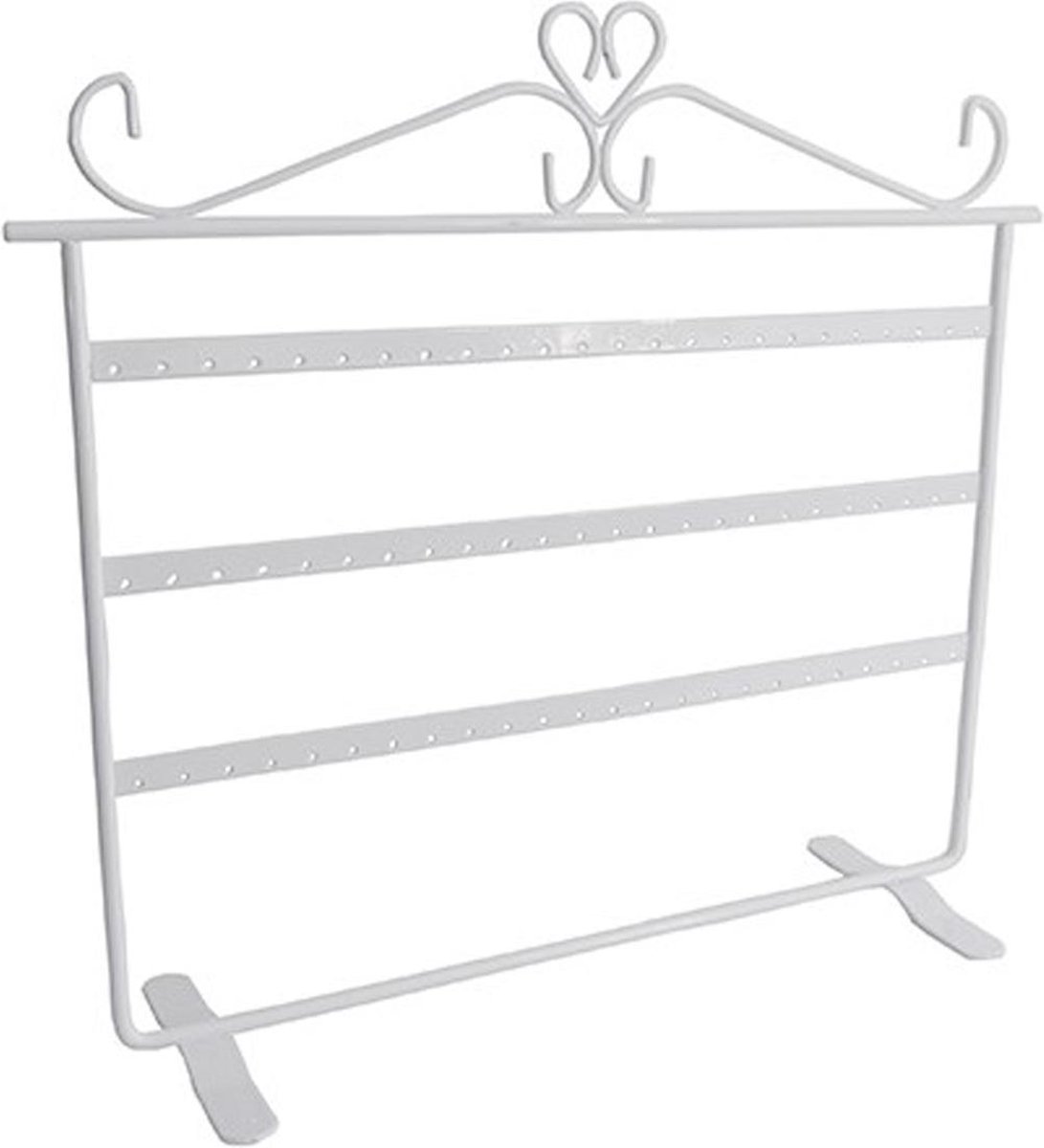 Sieraden rek - Oorbellen opbergen - Sieradendisplay - Wit - DisQounts ...