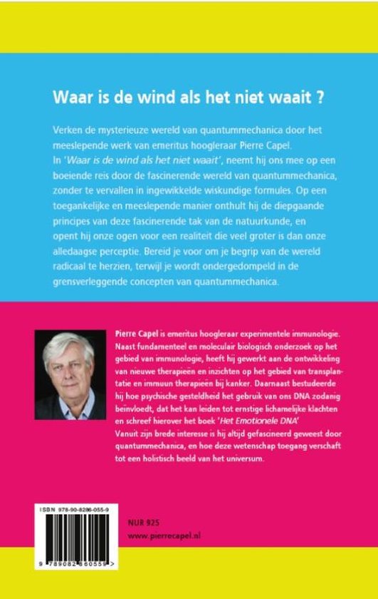 Waar is de wind als het niet waait, Pierre Capel | 9789082860559 ...