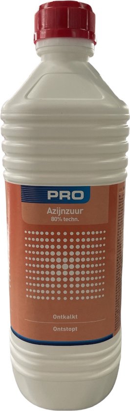 Lambert Chemicals Azijnzuur 80% vol techn - Zeer krachtige reiniger ...