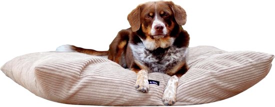 Hondenkussen, wollig, corduroy, hondenbed, grote honden, met overtrek ...
