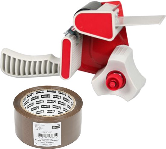 Benson Tape dispenser/houder - kunststof - incl. 2 rollen ...