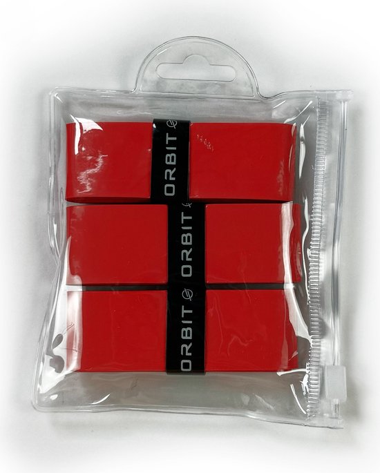 Orbit Padel Rode Overgrip - Padelracket - padel - 3 stuks inclusief ...