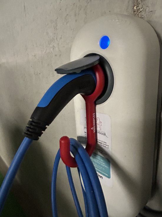 EV Cable Hook®(Red) De enige echte Laadkabelhouder voor Elektrische ...