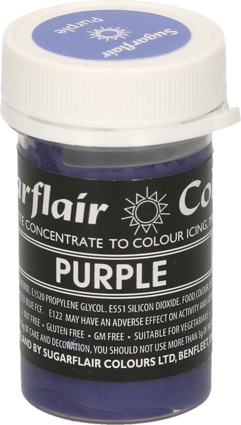 Sugarflair Concentrated Paste Colours Pastel Voedingskleurstof Pasta ...