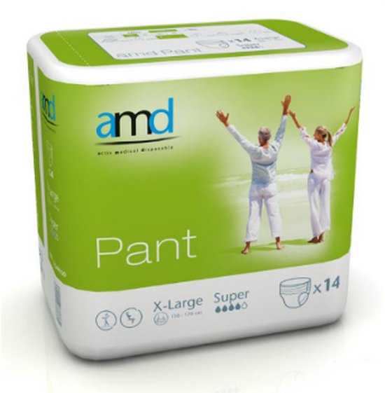 AMD Pant Super XL - 12 pakken van 14 stuks | bol
