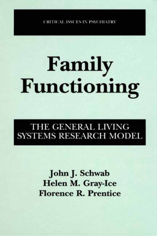 Family Functioning (ebook), John J. Schwab | 9780306471919 | Boeken | bol