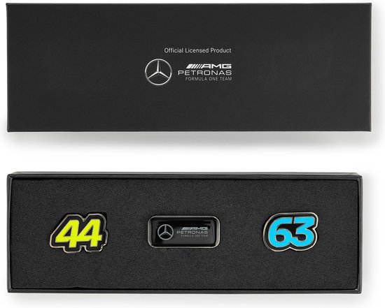 Mercedes Pin Badge 2024 - Lewis Hamilton - George Russel - AMG ...