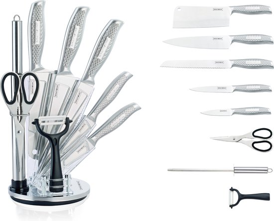 Royalty Line® KSS510 Messenset Met Blok - 9 Delig Messenblok Met ...