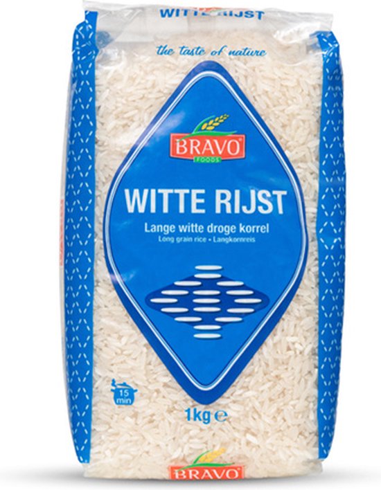 Bravo witte rijst - 1kg | bol