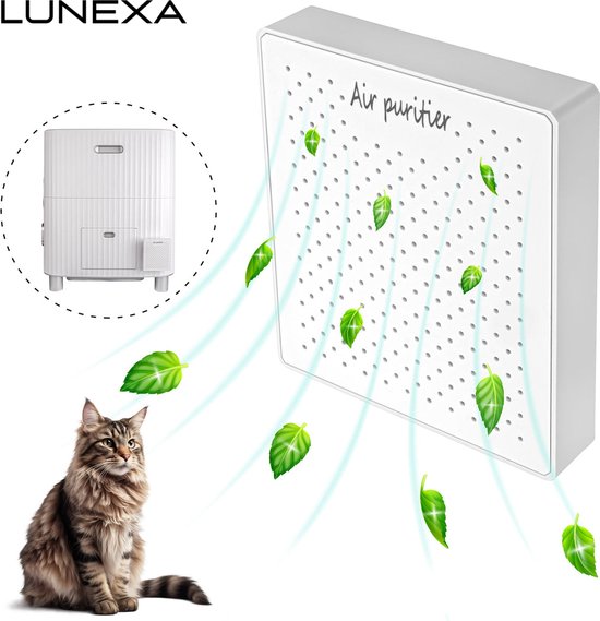 Lunexa - Deodorizer - Luchtverfrisser - Automatische Kattenbak | bol