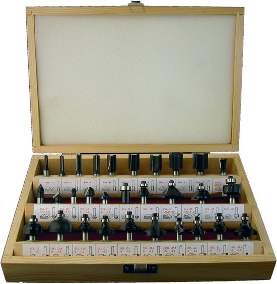 RvS Tools Frezenset 30-delig Hm As 8mm - SH30IT | bol