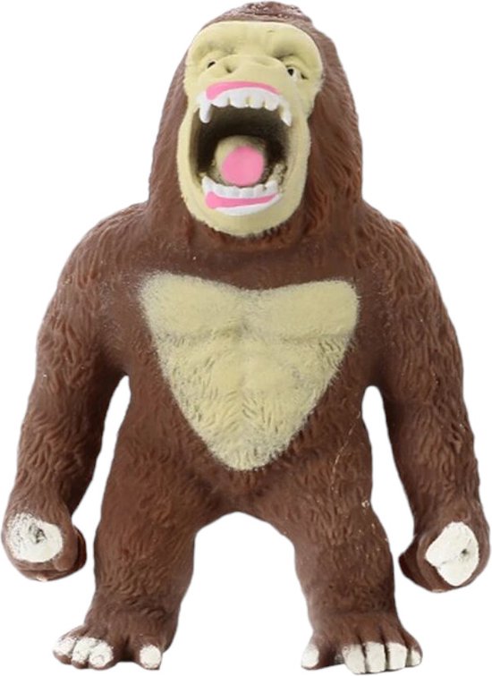 Klikkopers® - Fidget Toy - Splat Gorilla Bruin - Squishy - Rekbaar ...