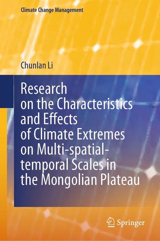 Climate Change Management - Research on the Characteristics and Effects ...