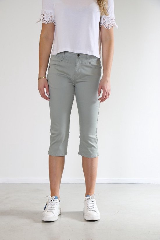 New Star dames capri broek - Capri broek twill - licht groen - Orlando ...