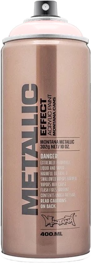 Montana Metallic - Roze Verf - Spuitbus - 400ml - Hoge Dekkracht en ...