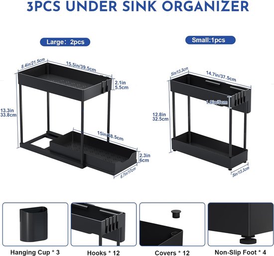 Vaatwasmachine-organizer met 2 niveaus | bol