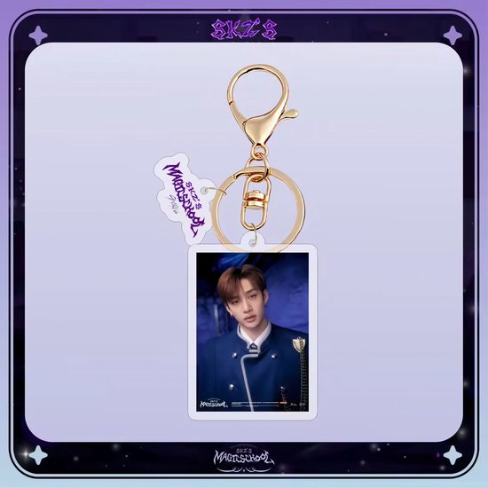 KPOP Idol Stray Kids SKZ'S MAGIC SCHOOL Han Plastic Keyring Acrylic ...