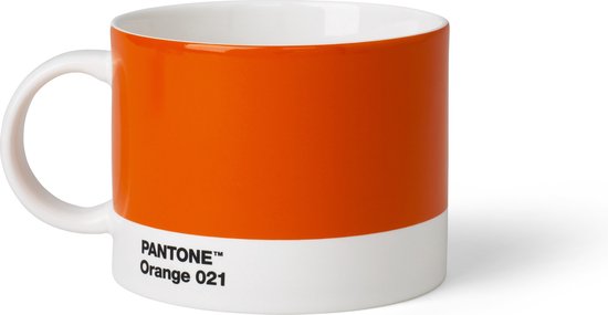Copenhagen Design Pantone - Theebeker 475 ml - Oranje - 021 | bol