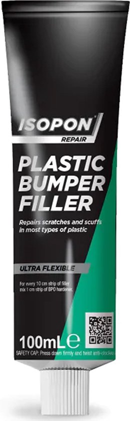 U-POL Kunststof Plamuur - Flexibel - Voor plastic plamuren - Tube 100ml ...