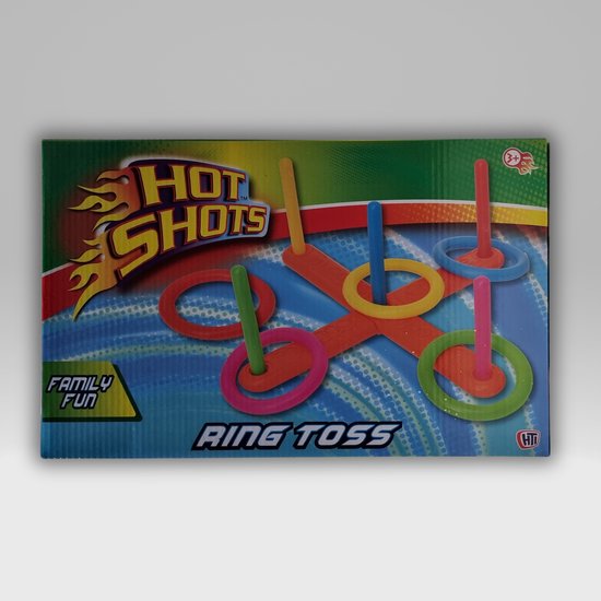 Hot shots - Ringwerkspel - Kunststof - Familie spel - Ring werpen ...