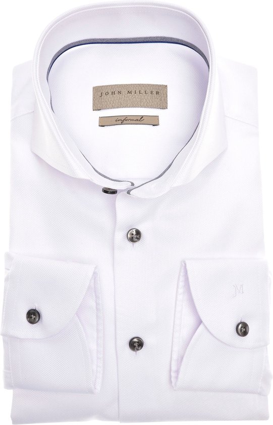 Overhemd Wit Tailored fit lange mouw overhemden wit | bol