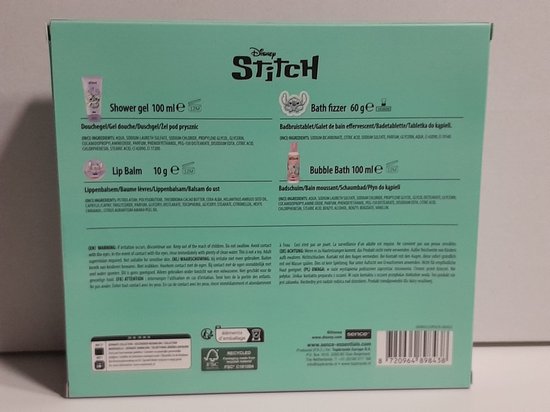 Disney Stitch giftset Sence Body Care Set - Shower Gel - Lip Balm ...