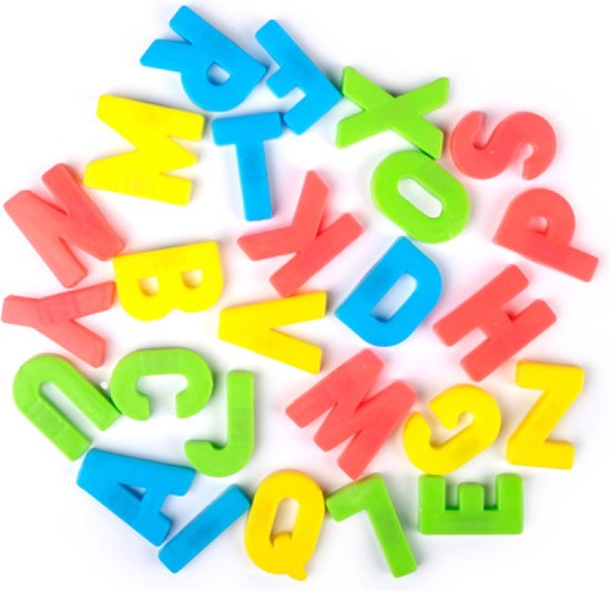 Magnetische Letters Set 26-delig voor Magneetbord - Magneetletters ...