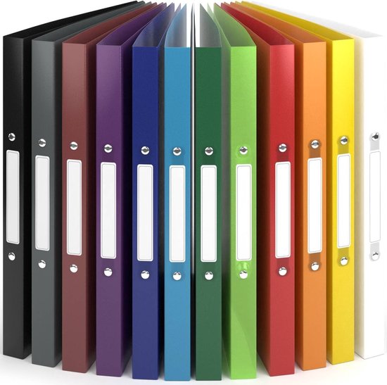 2 x Ringmap A4 - Met 2 Ringen 16mm, Tot 100 Pagina's, Rug Breedte 2,5 ...