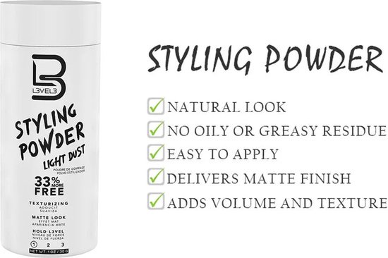 L3VEL3 Styling Powder Light Dust | bol